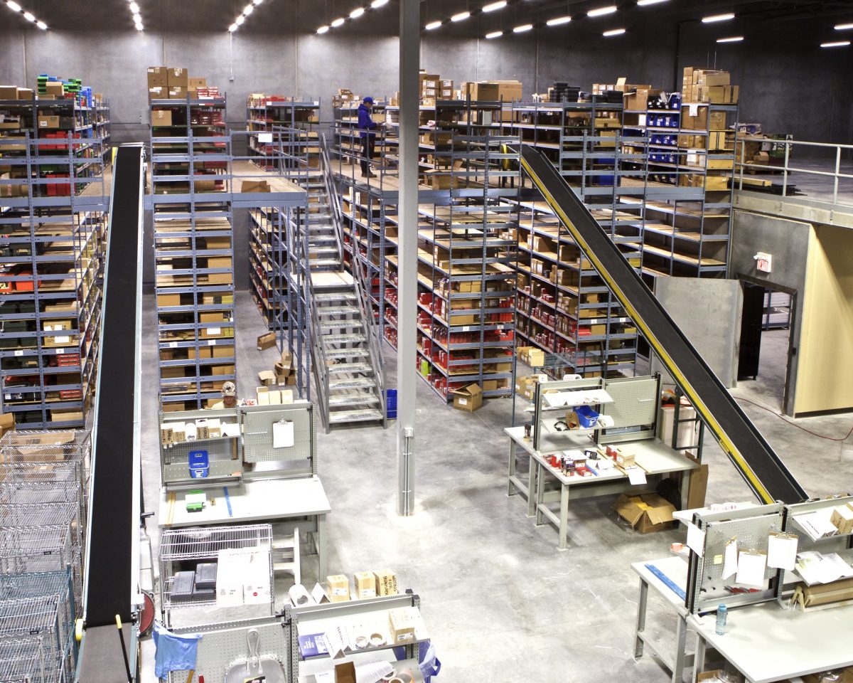 Multi-tier (Catwalk) shelving | Trimet Storage Solutions