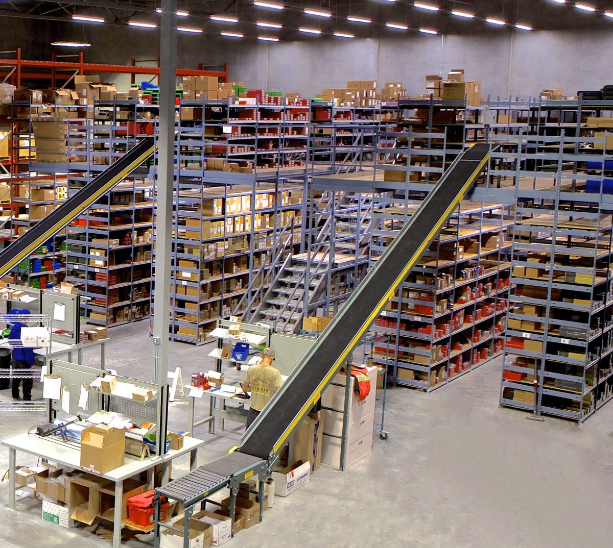 Multi-tier (Catwalk) shelving | Trimet Storage Solutions